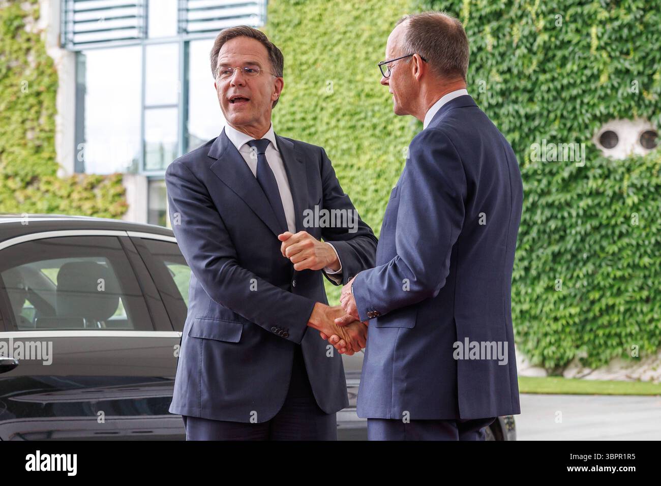 BK Merz begruesst Generalsekretärs der NATO, Mark Rutte Bundeskanzler ...