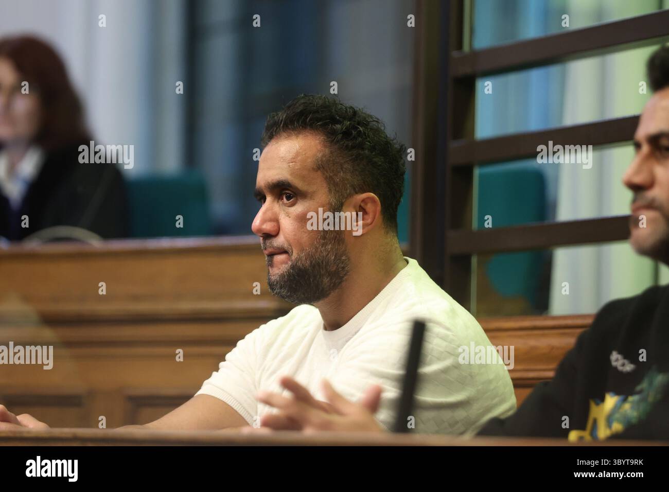 5. Februar 2024, Berlin, Deutschland: Berlin, 02.05.2024.- Angeklagte Arafat Abou-Chaker sitzt ...