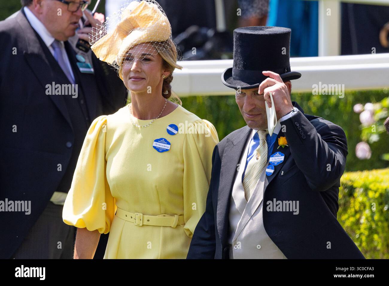 Mitglieder der britischen Königsfamilie einschließlich König Karl III ...