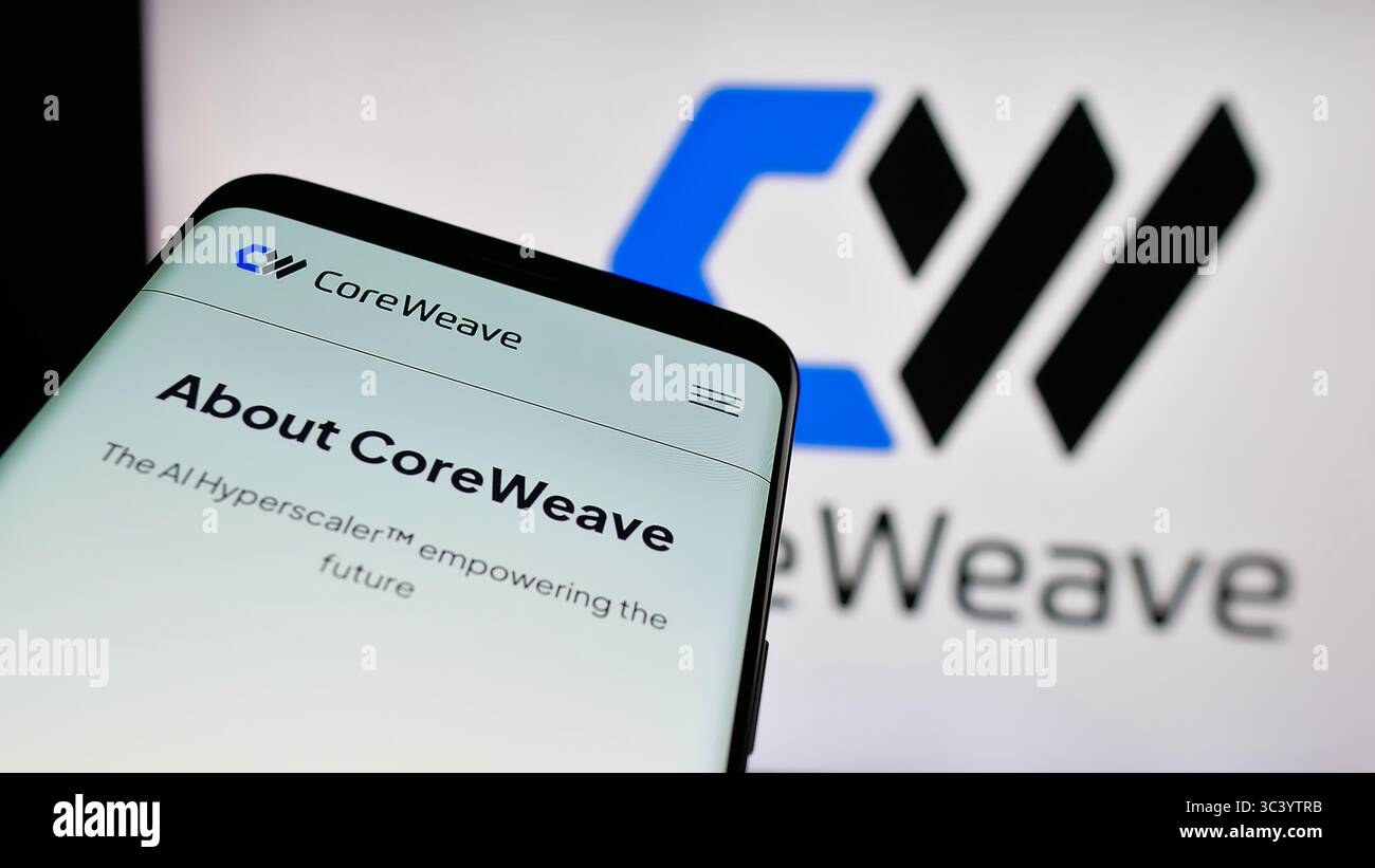 Coreweave logo -Fotos und -Bildmaterial in hoher Auflösung – Alamy