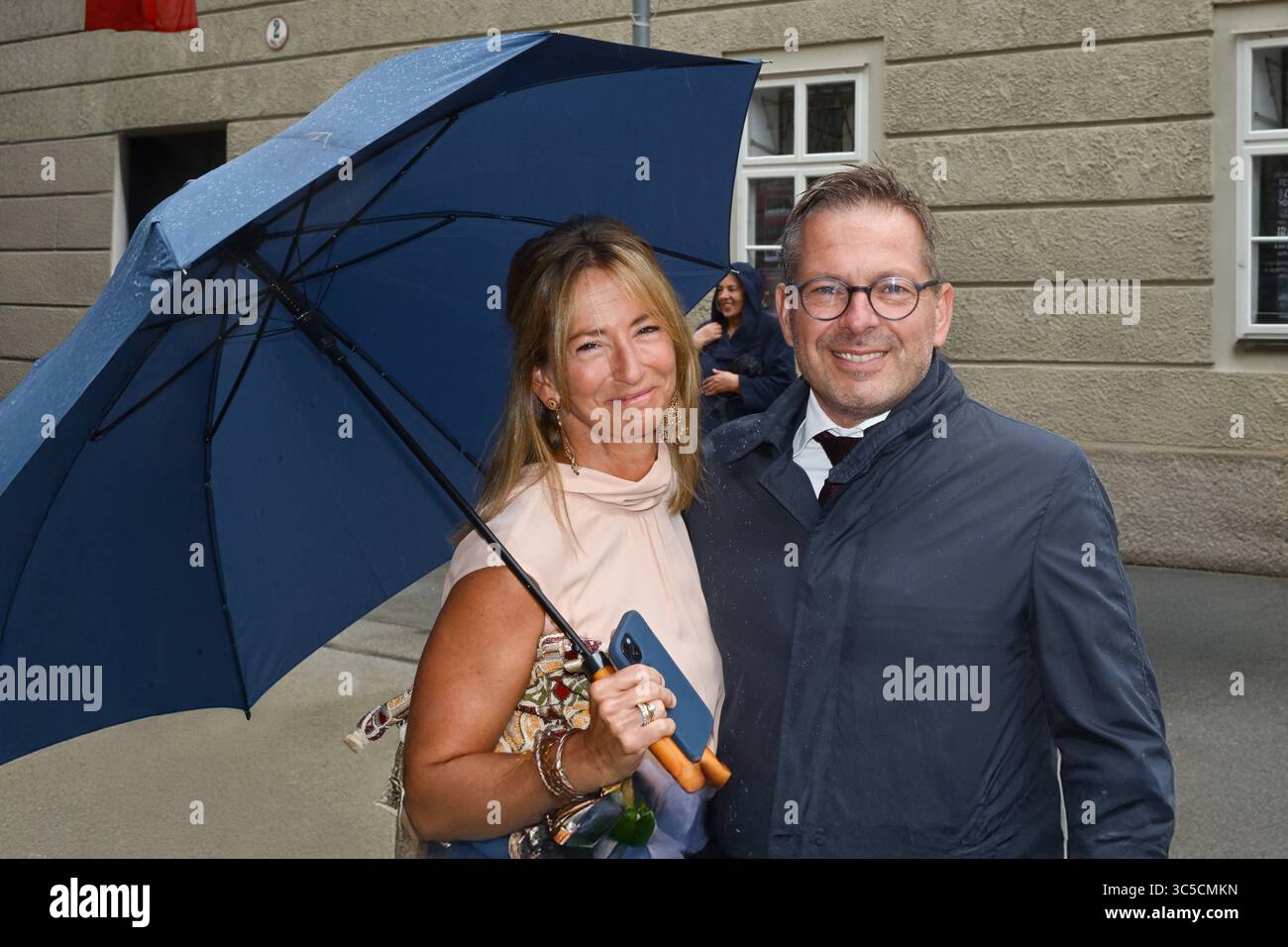Eröffnung der Salzburger Festspiele 2025, am 26.07.2025. Das Bild zeigt den Hotelier Andreas ...