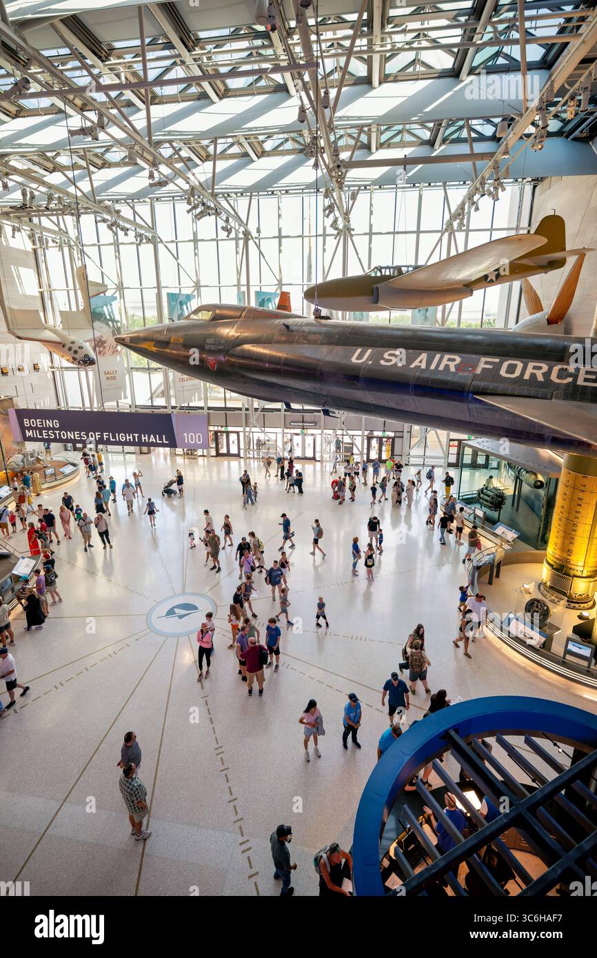 Washington Dc Die Neu Renovierte Boeing Milestones Of Flight Hall