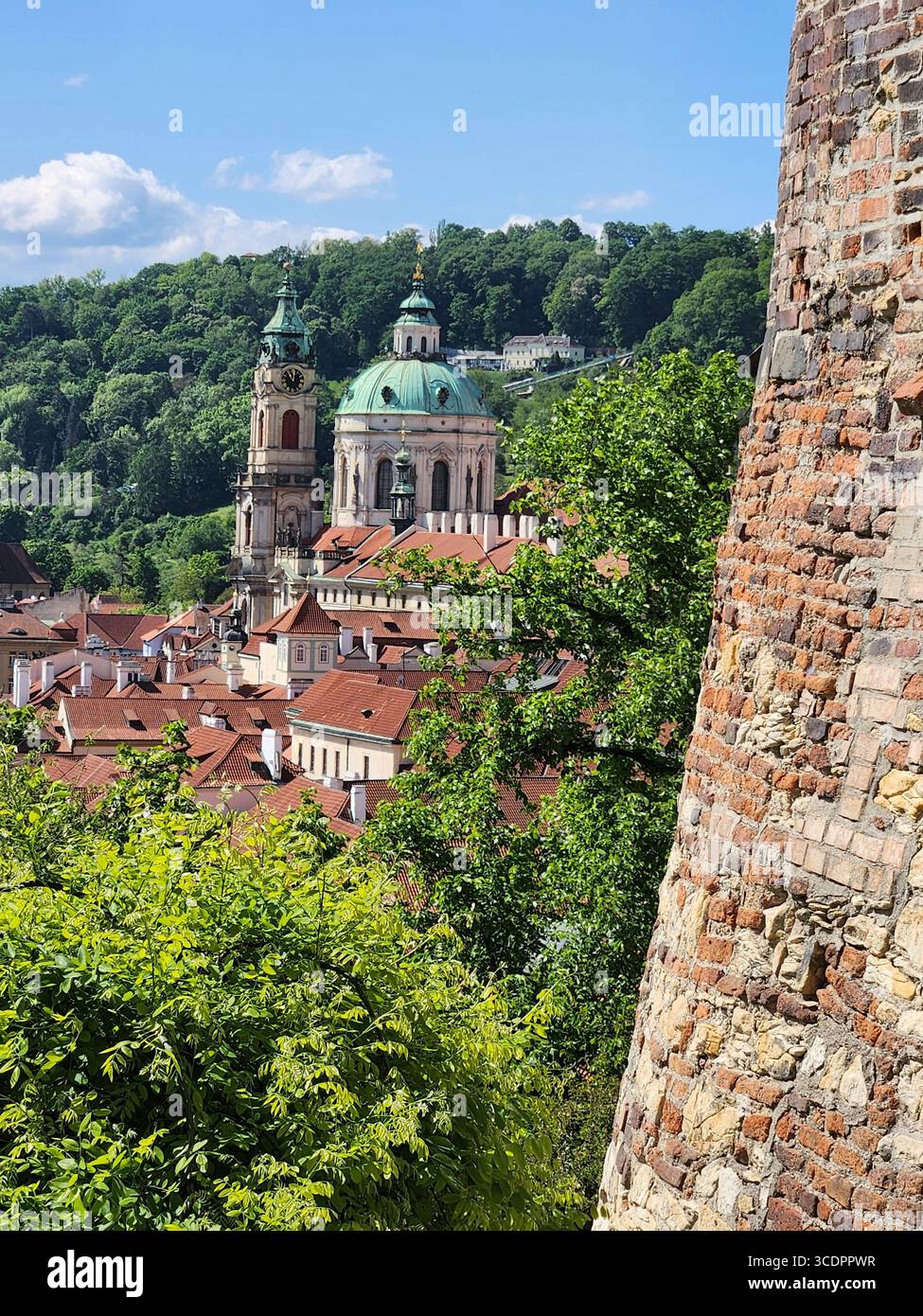 Blick von der prager Burg Stockfotografie - Alamy