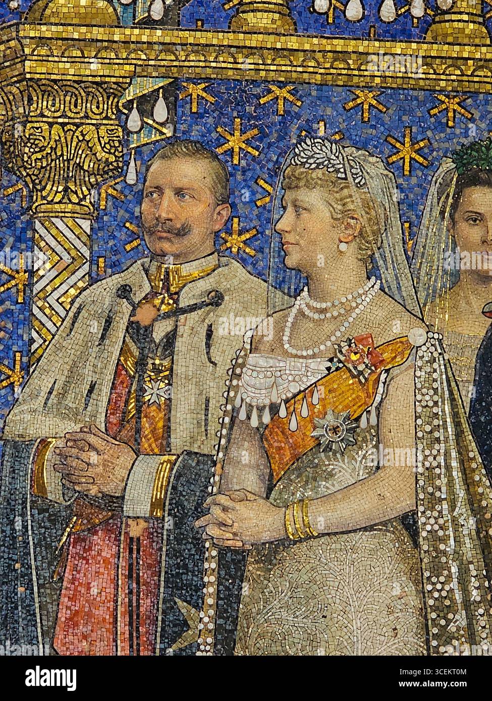 Mosaik in der kaiser wilhelm gedächtniskirche -Fotos und -Bildmaterial ...