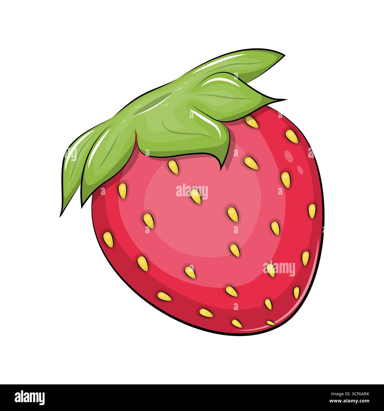 Erdbeere cartoon Stock-Vektorgrafiken kaufen - Alamy