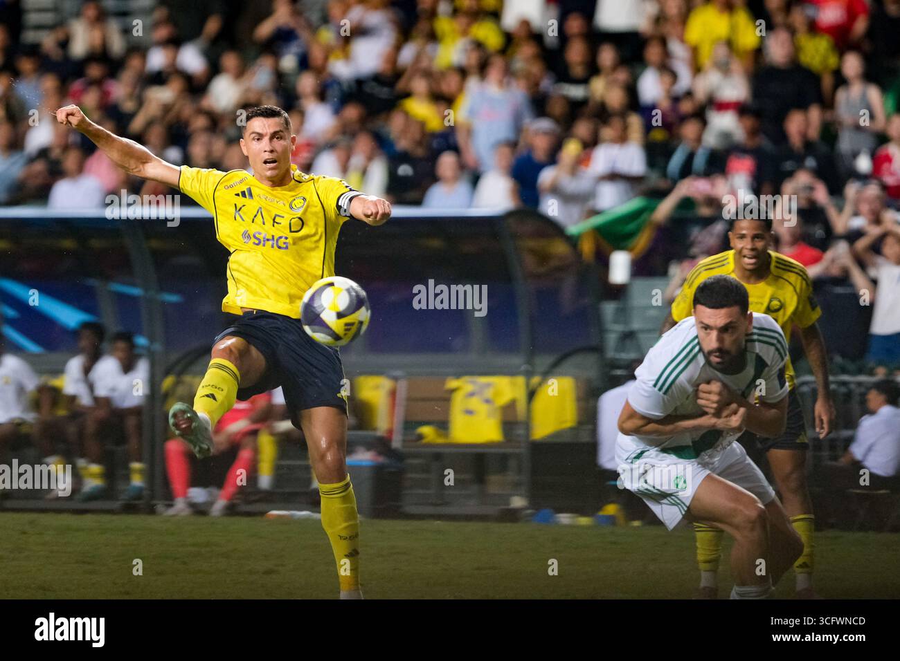 Hongkong, China, 23. August 2025. Cristiano Ronaldo von Al Nassr tritt ...
