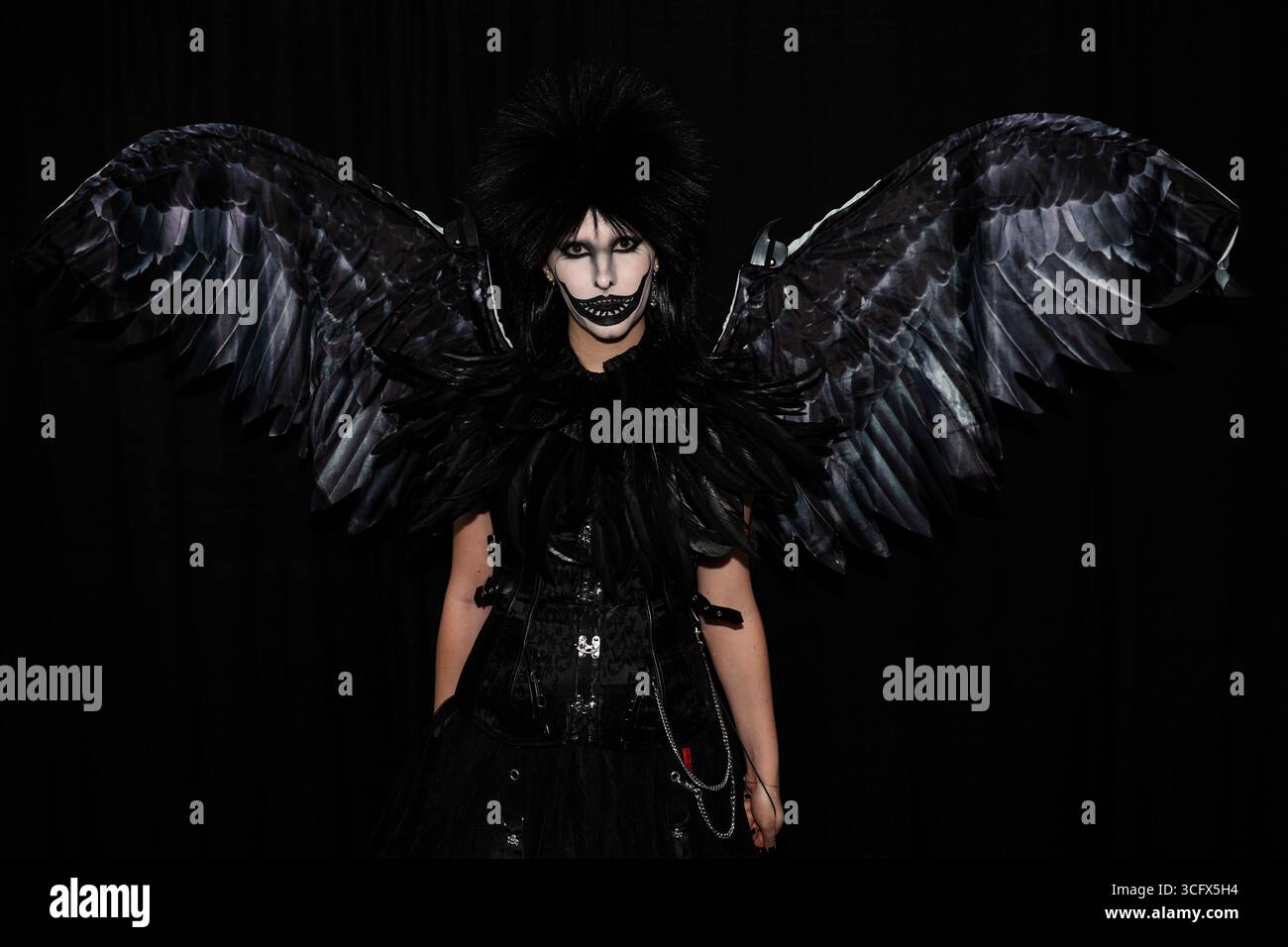 Cosplayer Megan aus New York kleidet sich am 24. August 2025 als Ryuk ...
