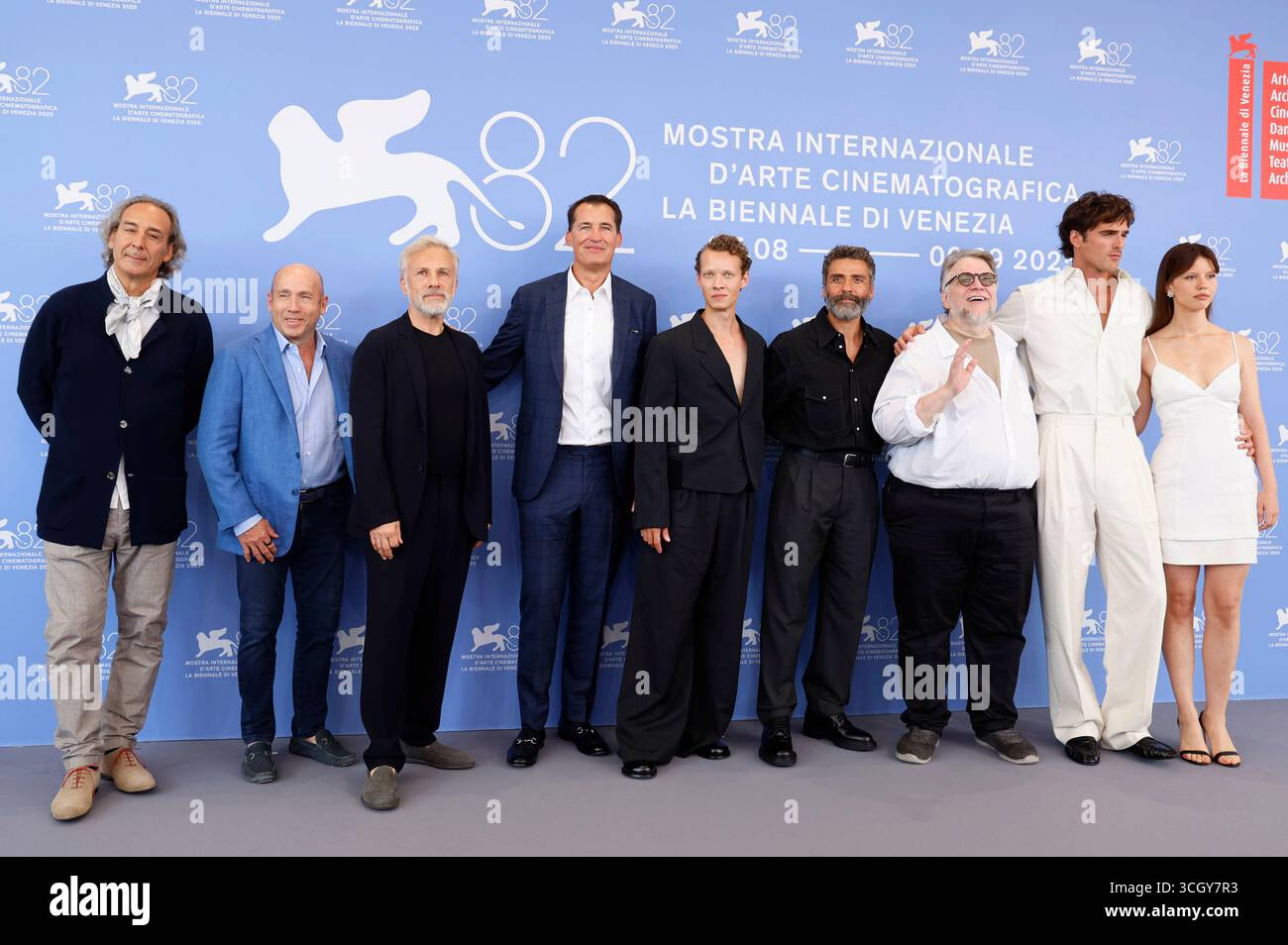 Alexandre Desplat, J. Miles Dale, Christoph Waltz, Scott Stuber, Felix ...
