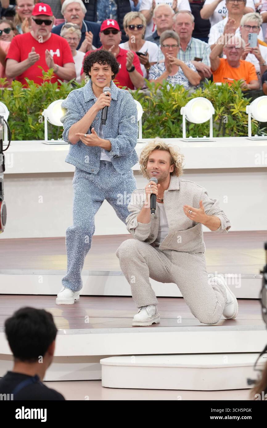 ZDF-Fernsehgarten 2025. Matt & SEM Matt Stoffers, SEM Ben Yakar im ZDF ...