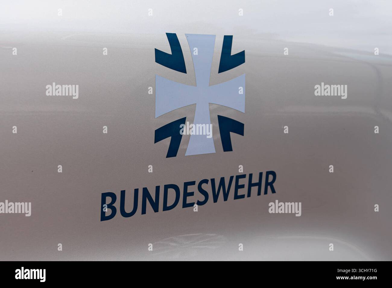 Deutschland 12.Aug.2025: Im Bild: Logo der Bundeswehr mit Eisernekreuz ...