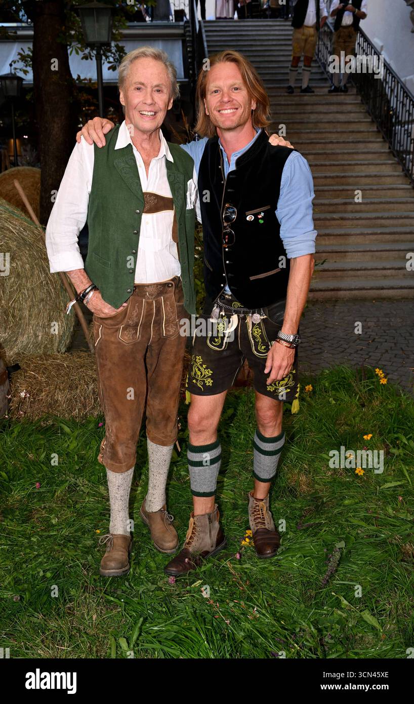 Peter Kraus mit Sohn Mike - Heidifest von Heidi Klum im Hofbräuhaus in ...