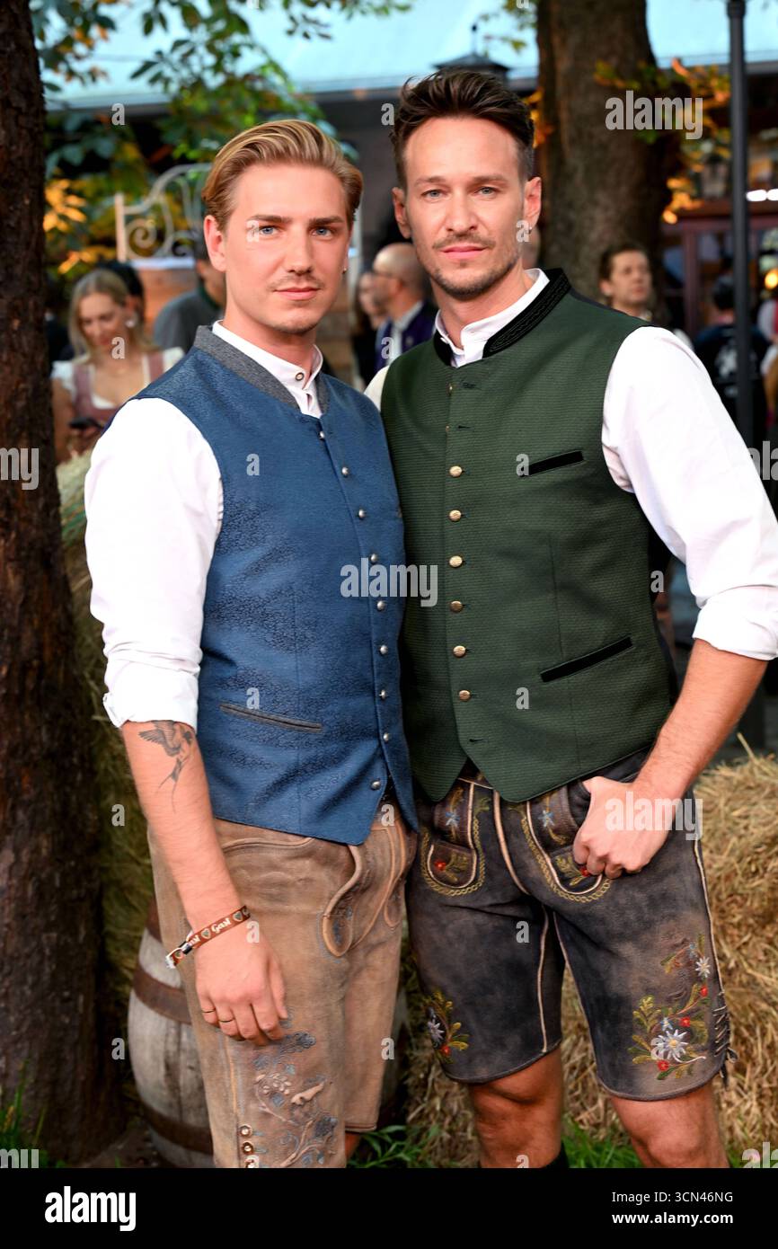 Vladimir Burlakov mit Freund Martin - Heidifest von Heidi Klum im ...