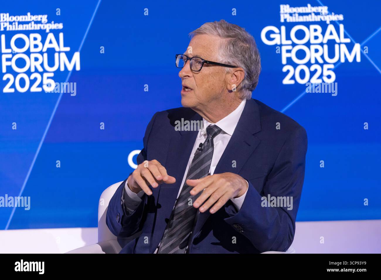 Bloomberg Philanthropies Global Forum 2025 Bill Gates spricht auf der ...