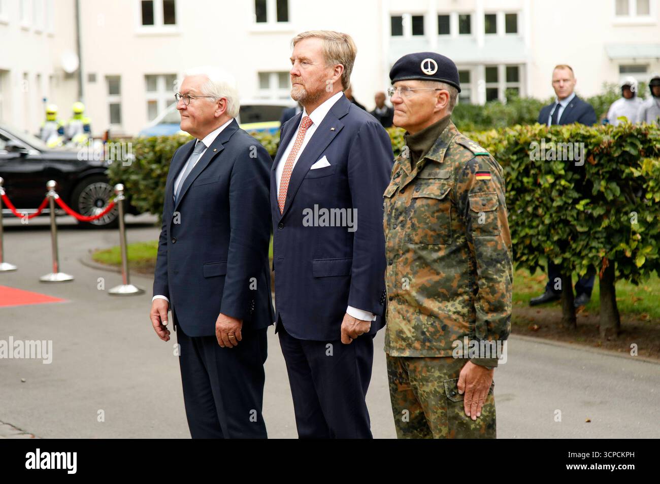 Frank-Walter Steinmeier, König Willem-Alexander der Niederlande und ...