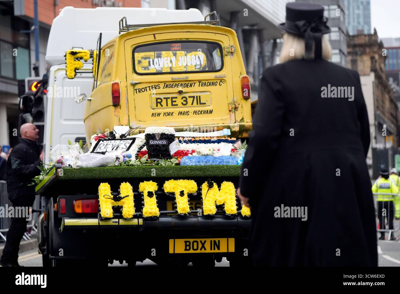 Ricky Hattons dreirädriger Reliant Robin, der von Only Fools and Horses ...