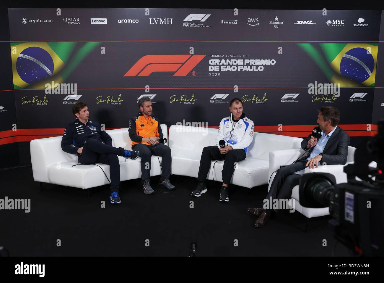 Pressekonferenz STELLA Andrea (ita), Teamleiterin des McLaren F1 Teams ...