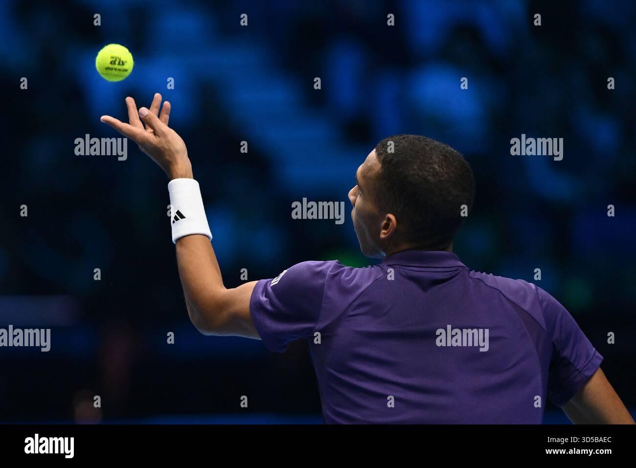 Felix Auger-Aliassime (CAN) im Einzelspiel zwischen Alexander Zverev (GER) und Felix Auger ...