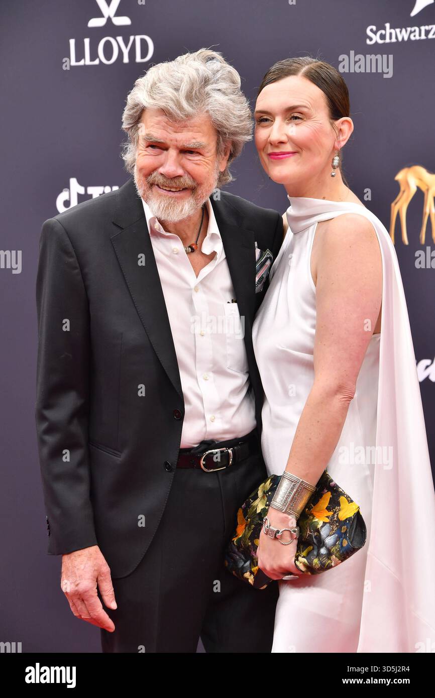 Reinhold Messner mit Ehefrau Diane Schumacher / 77. Bambi-Verleihung ...
