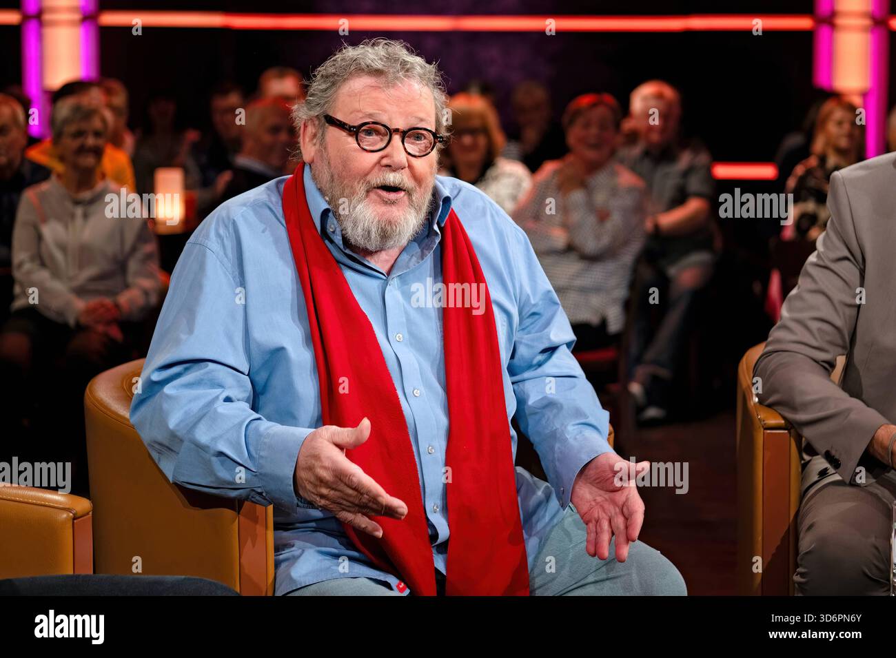 MDR - Flussboot. Schauspieler Walter Plathe anläßlich der Aufzeichnung ...