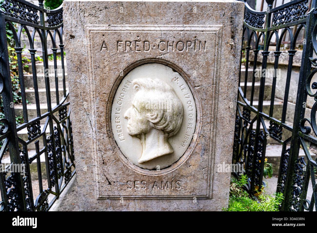 Grab des polnischen Komponisten und Pianisten Frederic Chopin (Fryderyk ...