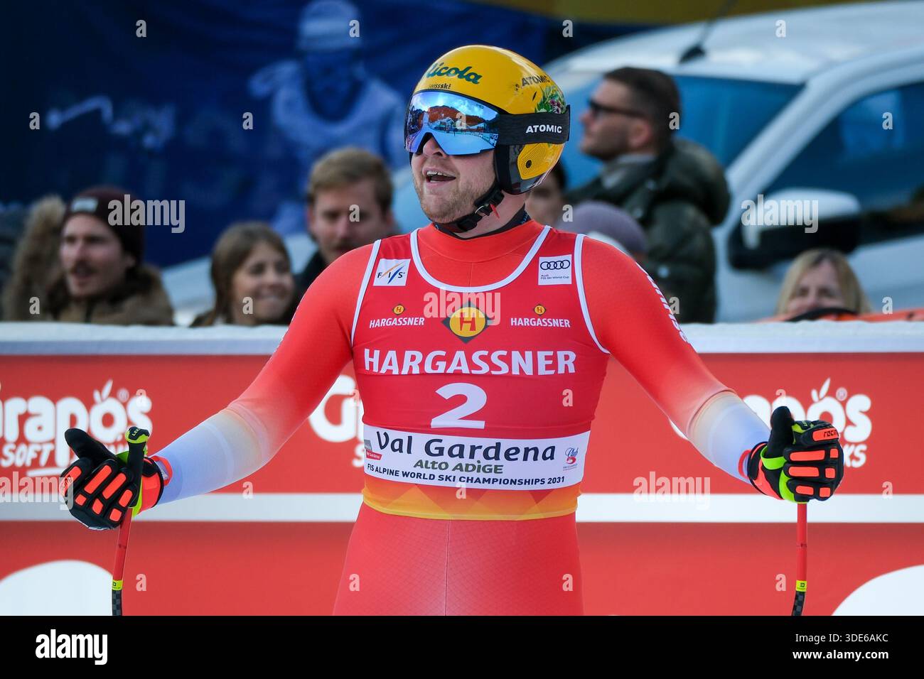 Niels Hintermann aus der Schweiz ist beim AUDI FIS Ski World Cup 2025/ ...