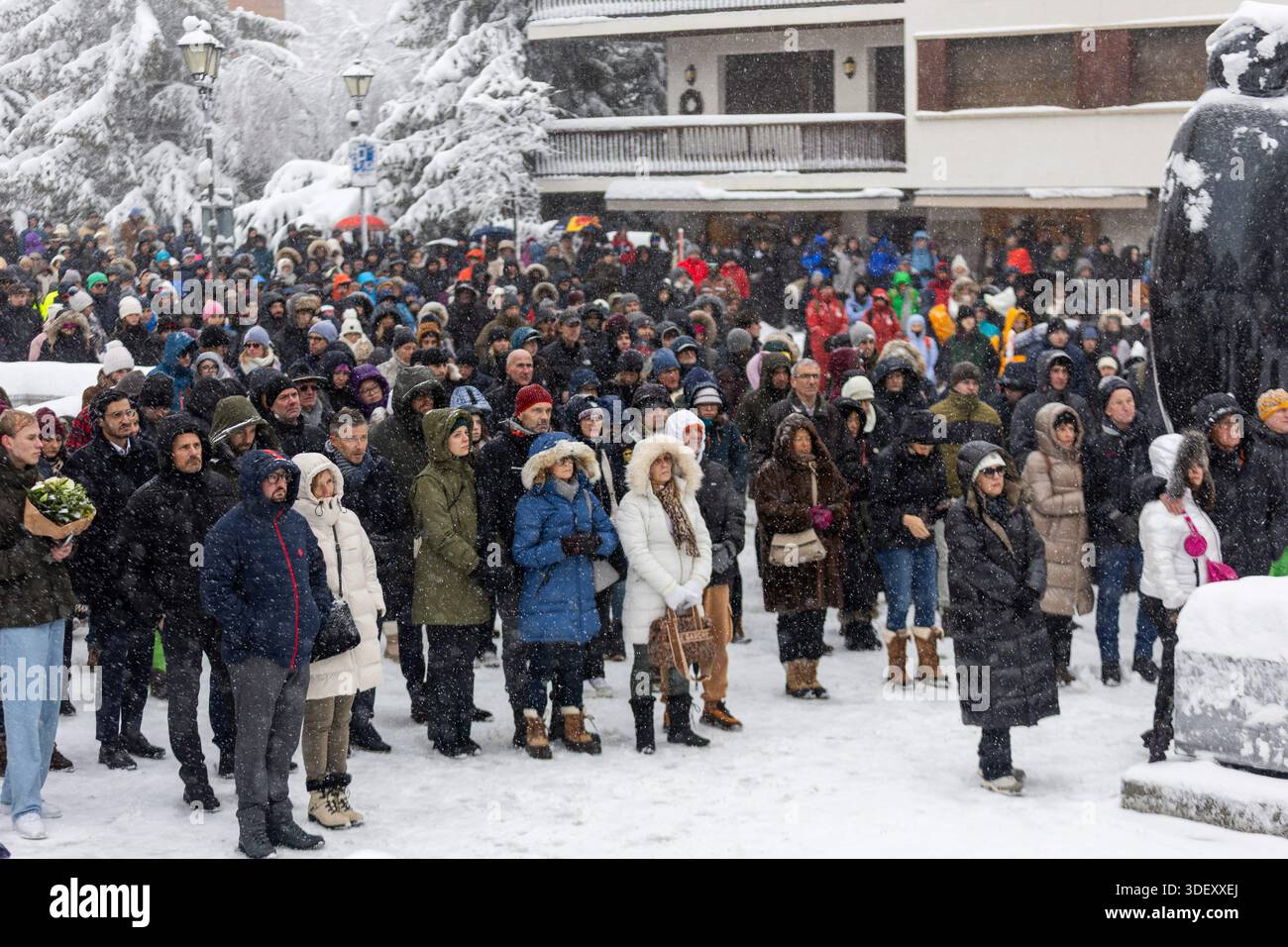 © PHOTOPQR/LE DAUPHINE/Tom PHAM VAN SUU ; ; 09/01/2026 ; A Crans ...