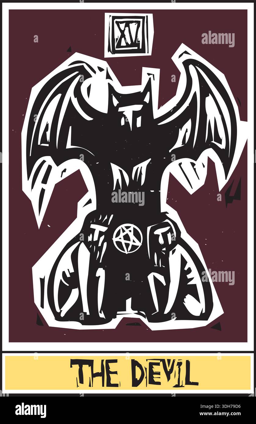 Tarot card devil -Fotos und -Bildmaterial in hoher Auflösung – Alamy