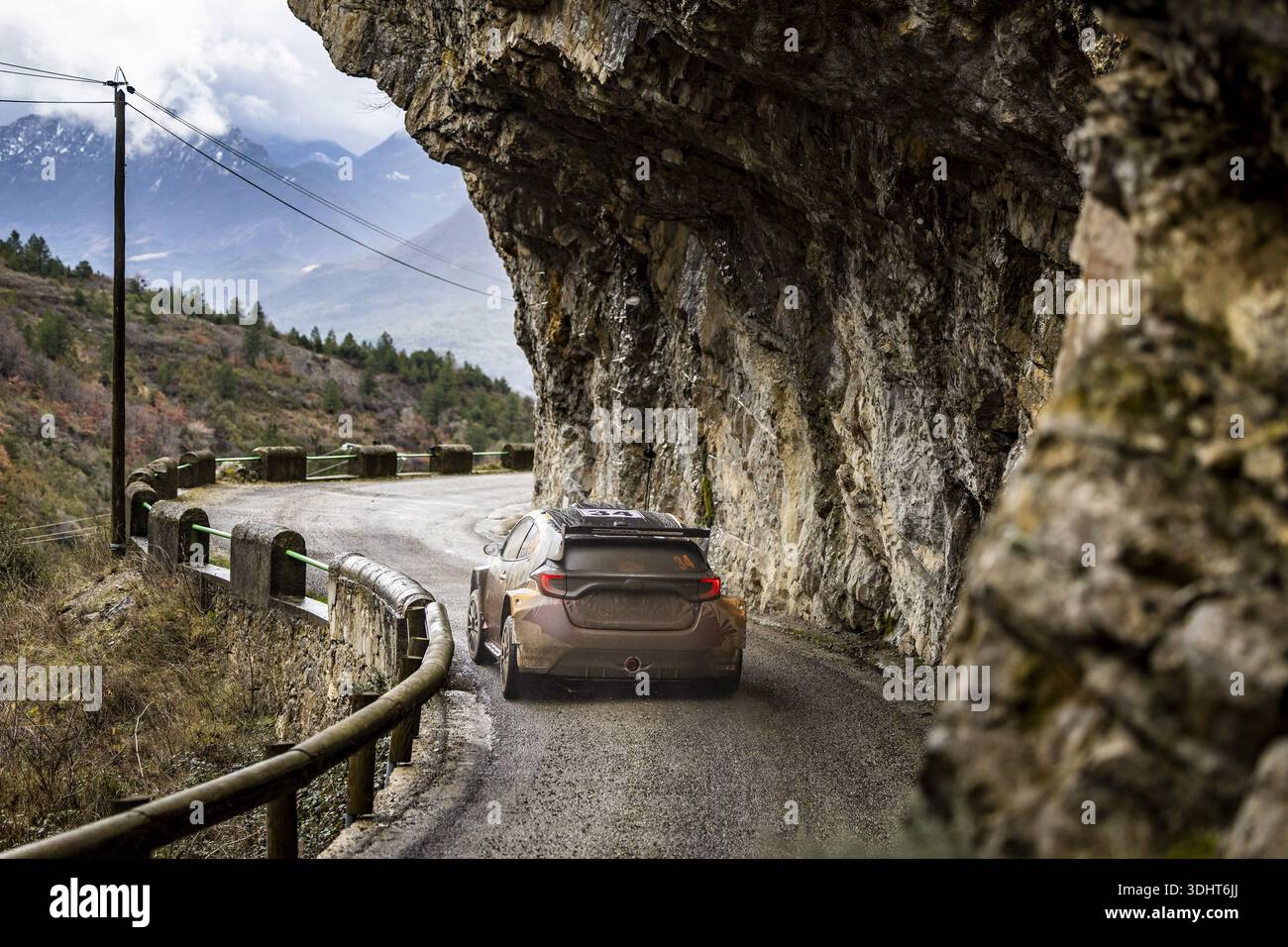 34 DELECOUR Eliott, DE CASTELLI Sabrina, Toyota GR Yaris Rally2, Action ...