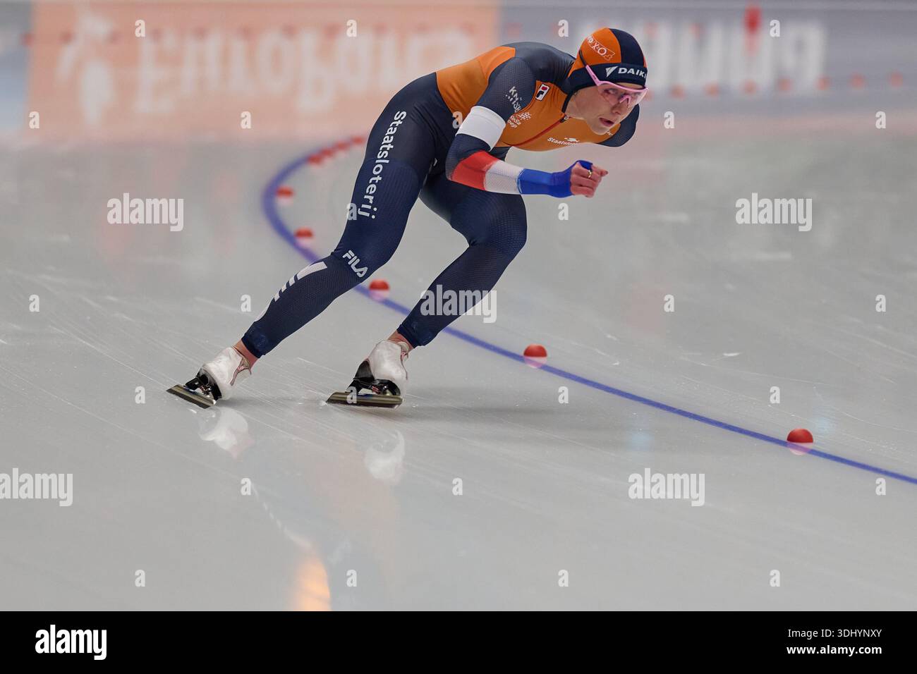 Inzell, Deutschland 23.-25. Januar 2026: 5. ISU-Weltmeisterschaft 2025/ ...