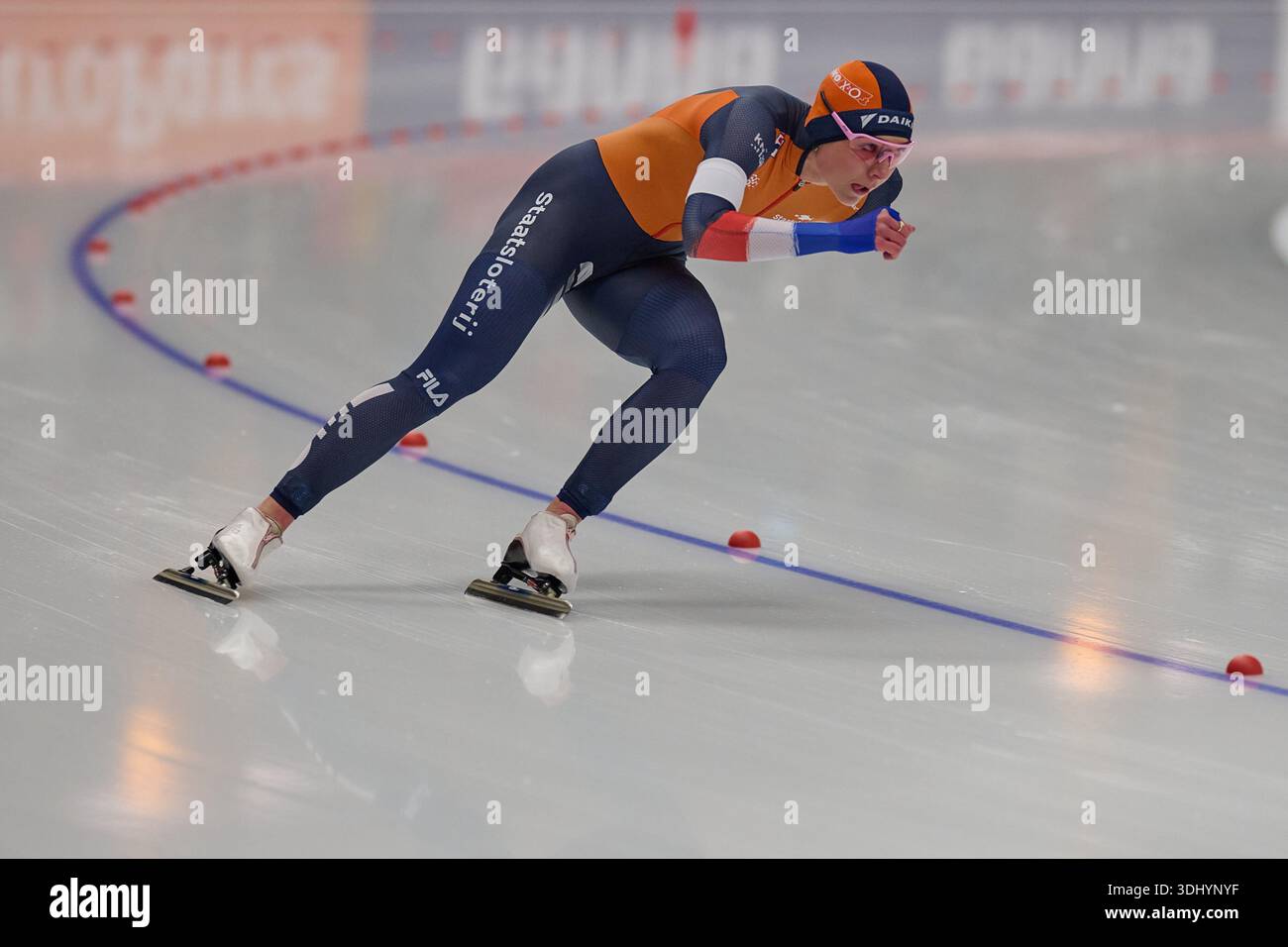 Inzell, Deutschland 23.-25. Januar 2026: 5. ISU-Weltmeisterschaft 2025/ ...