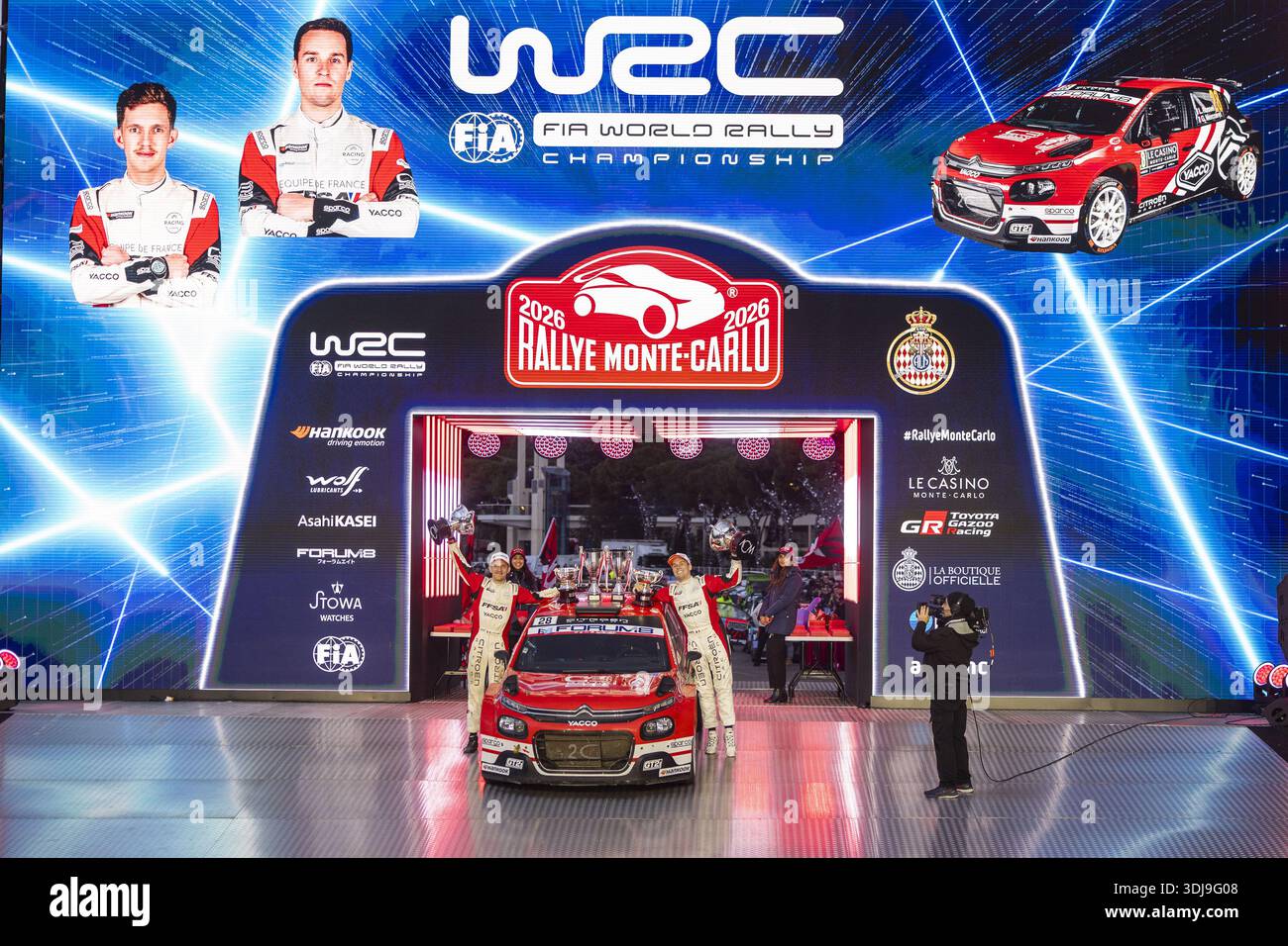ROSSEL Leo, MERCOIRET Guillaume, Citroen C3 Rally2, 2C Junior Team ...