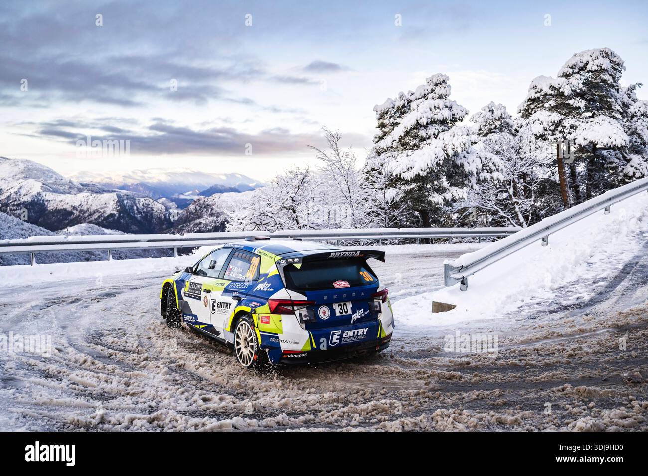 25. Januar 2026; 30 KOHN Filip, WHITTOCK Ross, Skoda Fabia RS Rally2 ...