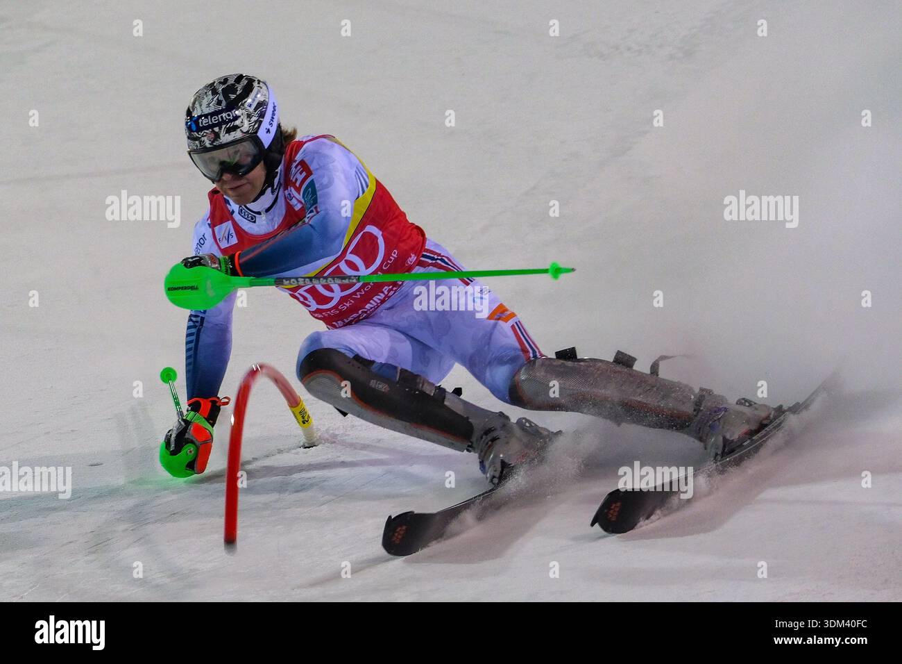 Timon Haugan aus Norwegen tritt beim AUDI FIS Ski World Cup 2025/2026 ...