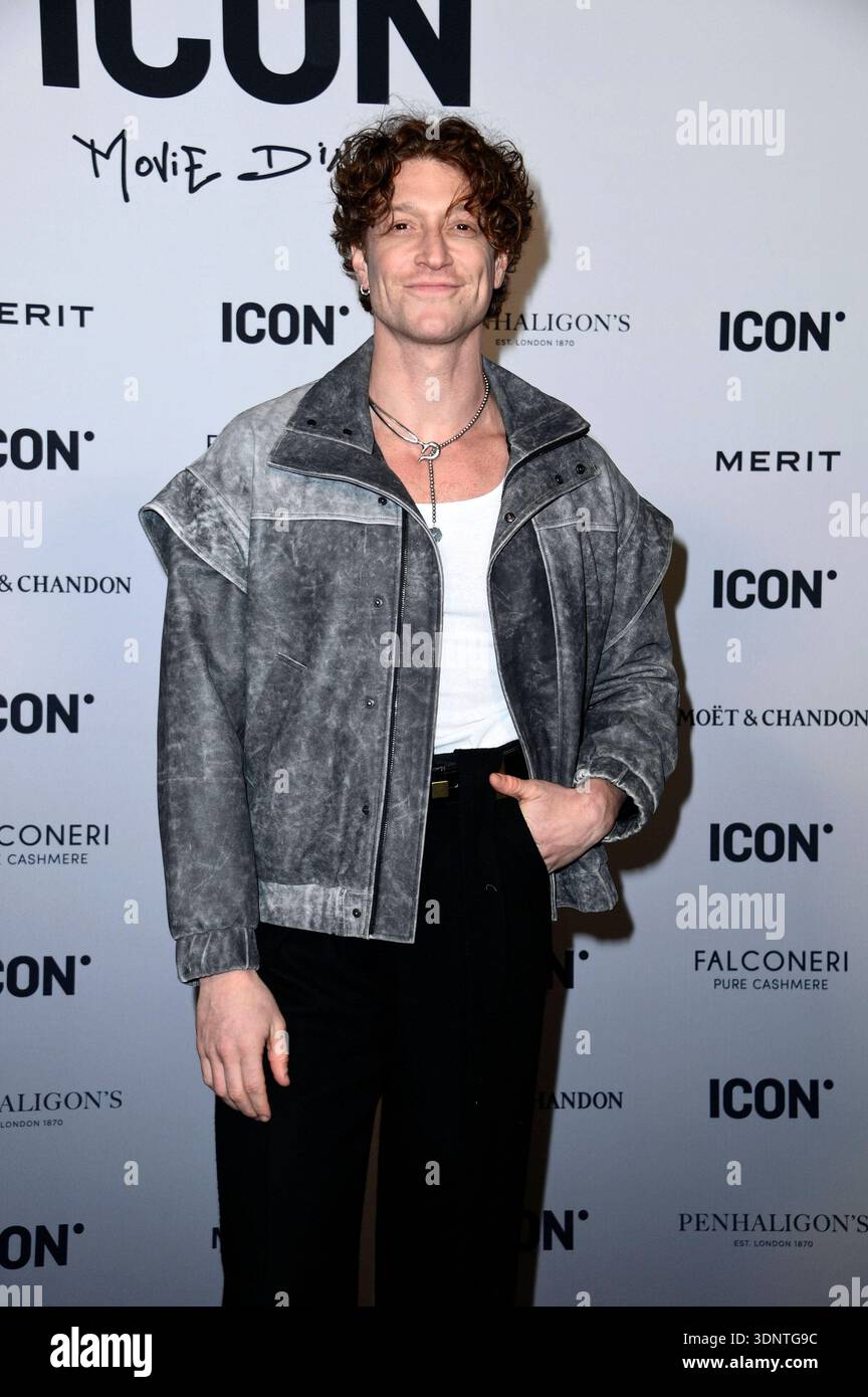 Daniel Donskoy beim ICON Filmdinner 2026 im Restaurant Tim raue. Berlin ...
