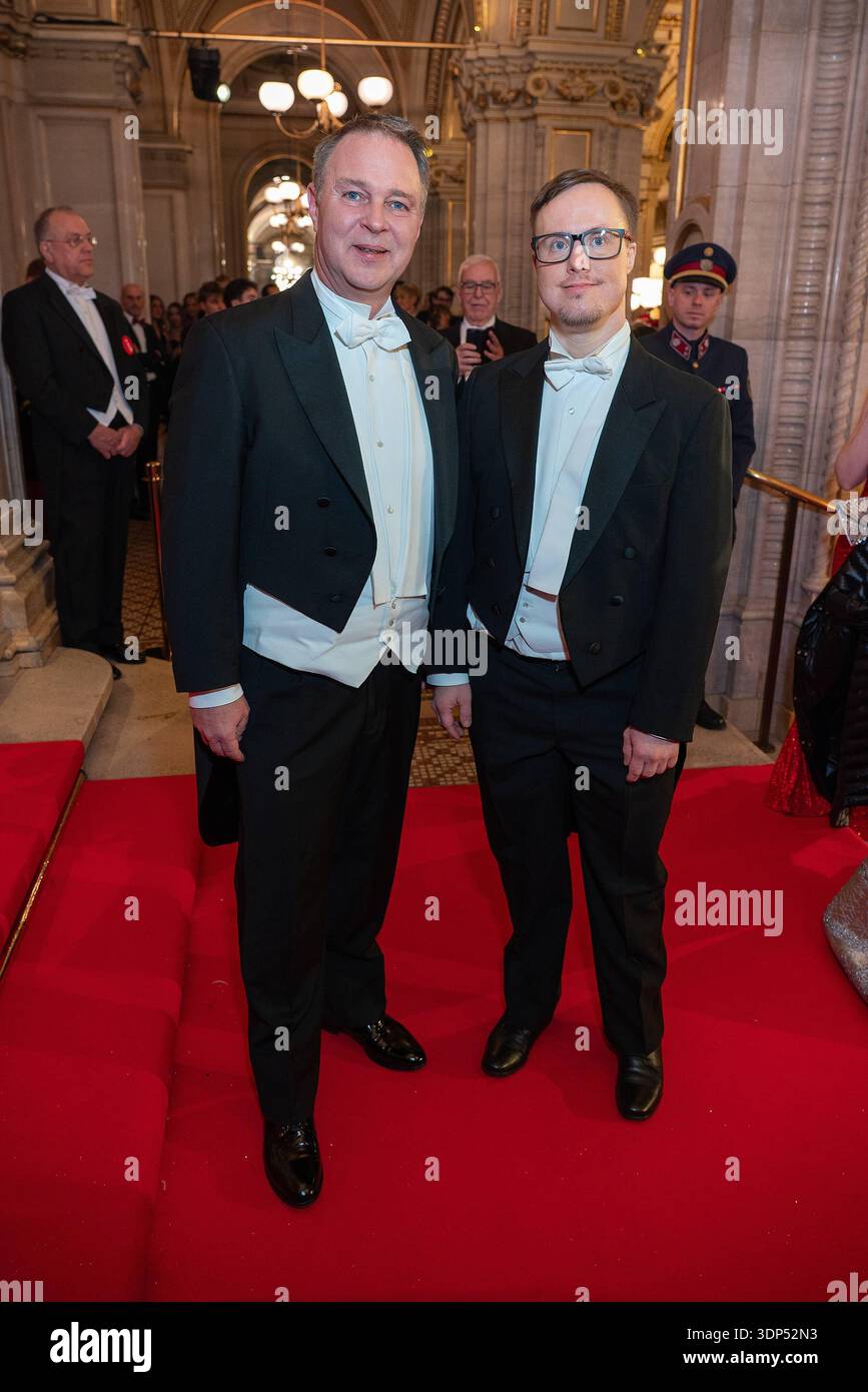 Wien, Österreich. Februar 2026. Wiener Opernball 2026 an der Wiener ...