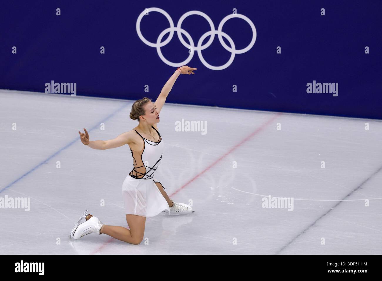 MAILAND, ITALIEN – 8. FEBRUAR: Anastasiia Gubanova aus Georgien tritt ...