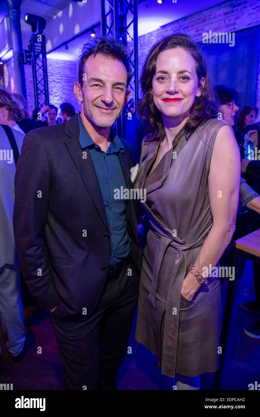 Hans Werner Meyer und Anja Knauer zu Gast auf der Party bei der ARD ...