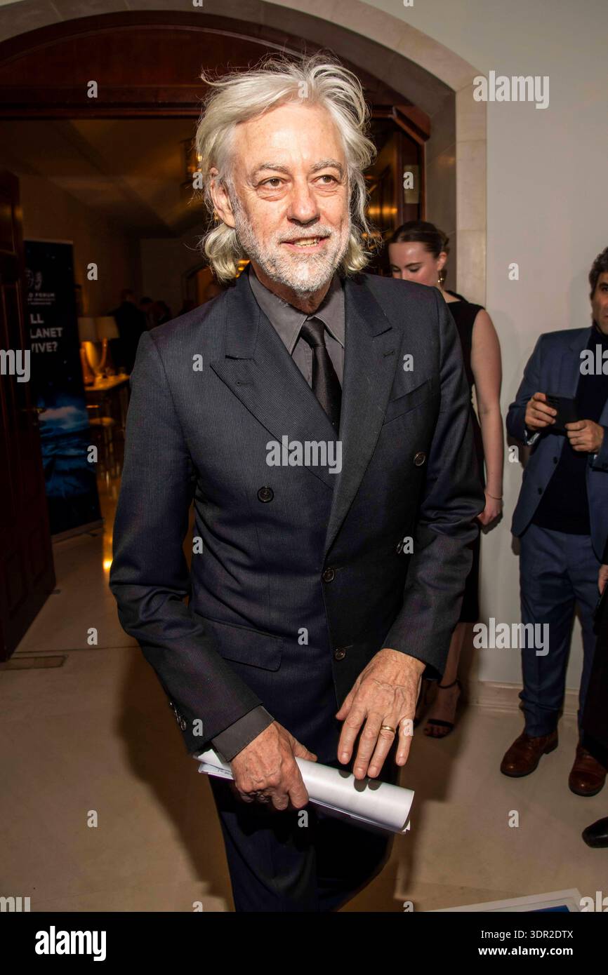 Sir Robert Bob Frederick Zenon Geldof irischer Rockmusiker zu Gast bei ...