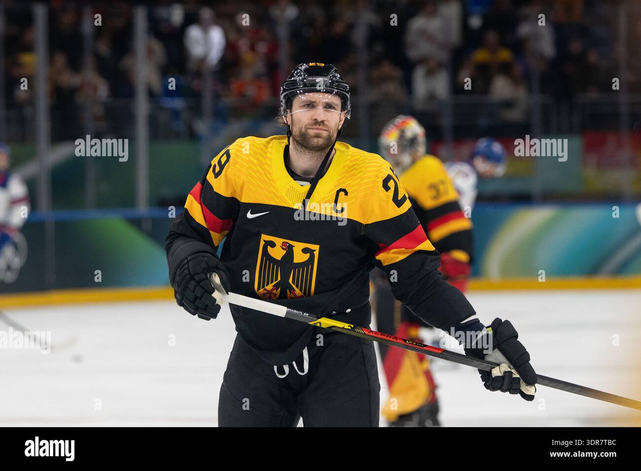 Mailand, Italien. Februar 2026. Leon Draisaitl (Deutschland, 29) im ...