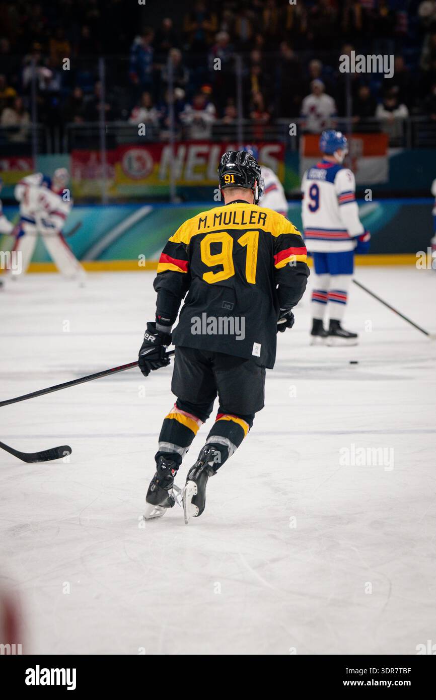 Mailand, Italien. Februar 2026. Moritz Mueller (Deutschland, 91) im ...
