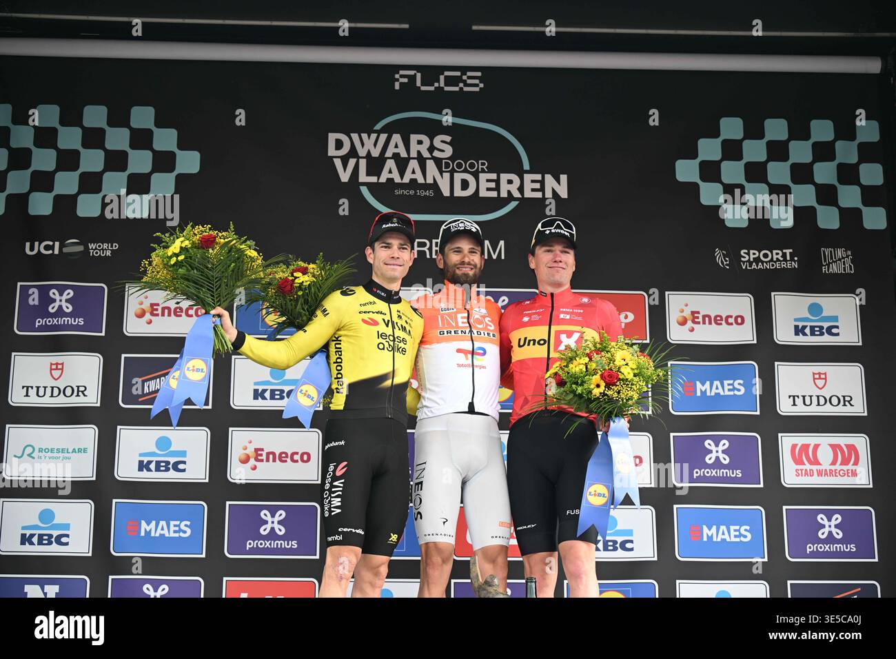 01-04-2026 Dwars Door Vlaanderen; 2026, Ineos Grenadiers; 2026, Visma ...