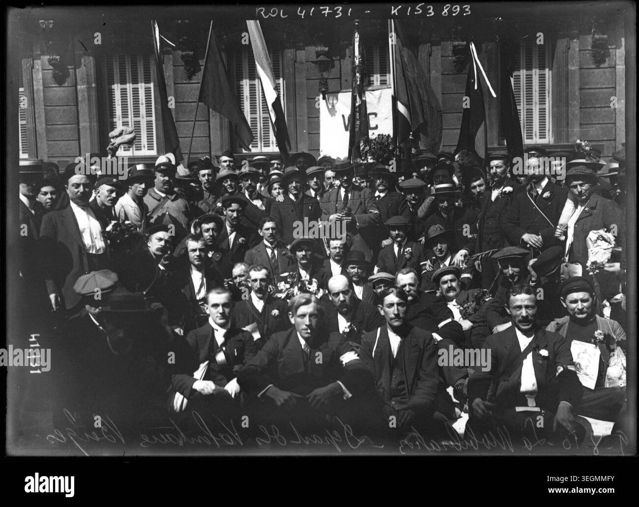 Belgische freiwillige, pariser prozession 1914 -Fotos und -Bildmaterial ...
