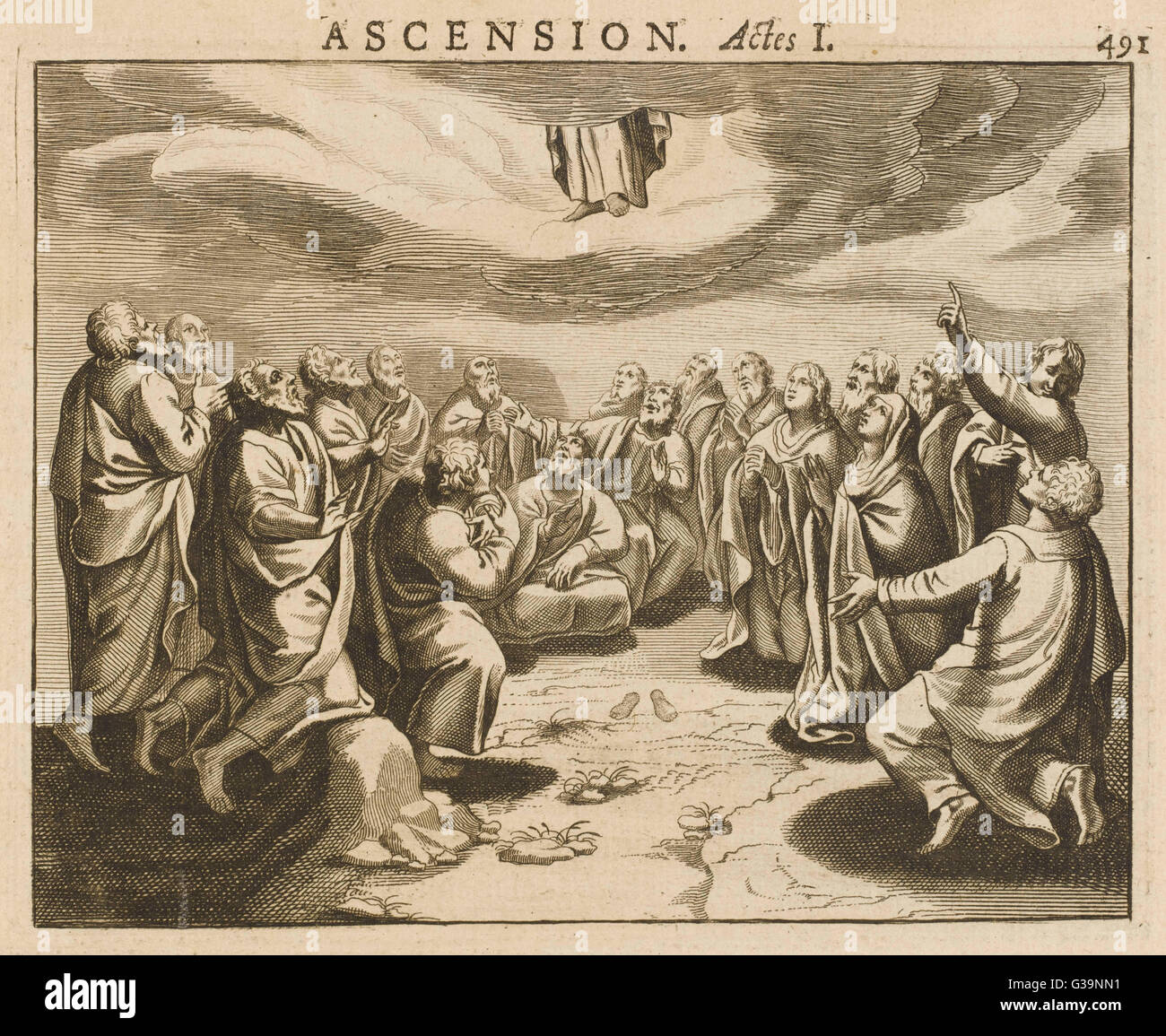 Jesus Steigt In Den Himmel Auf Stockfotos und -bilder Kaufen - Alamy