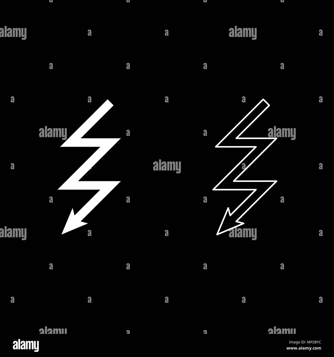Blitz Zeichen Stockfotos und -bilder Kaufen - Alamy