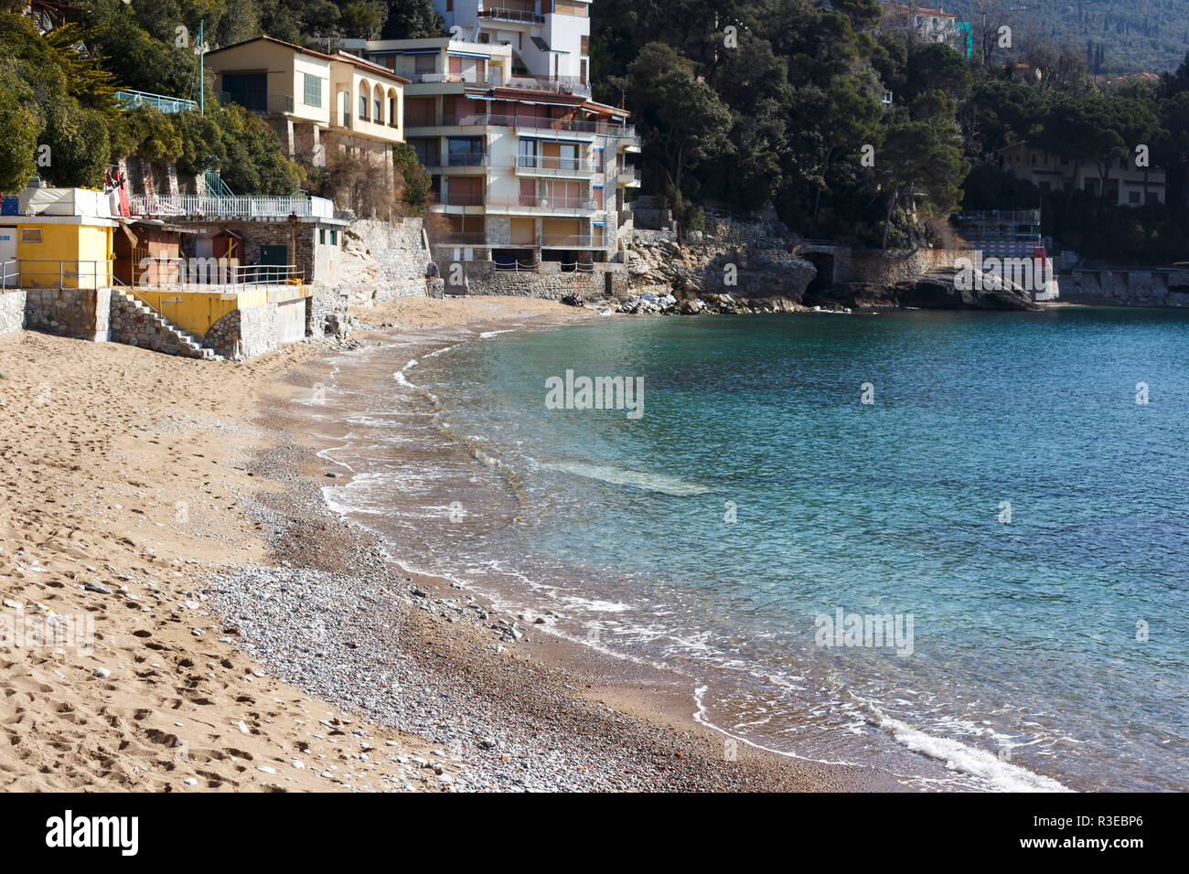 Fiascherino Beach Stockfotos und -bilder Kaufen - Alamy
