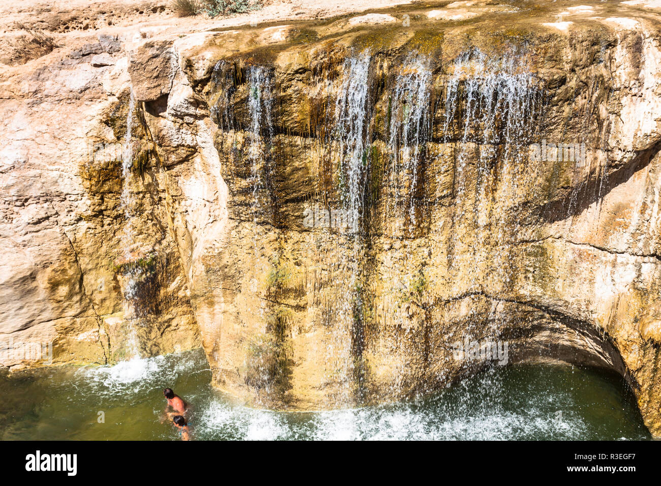 Waterfall Tamerza Oasis Tunisia Stockfotos und -bilder Kaufen - Alamy