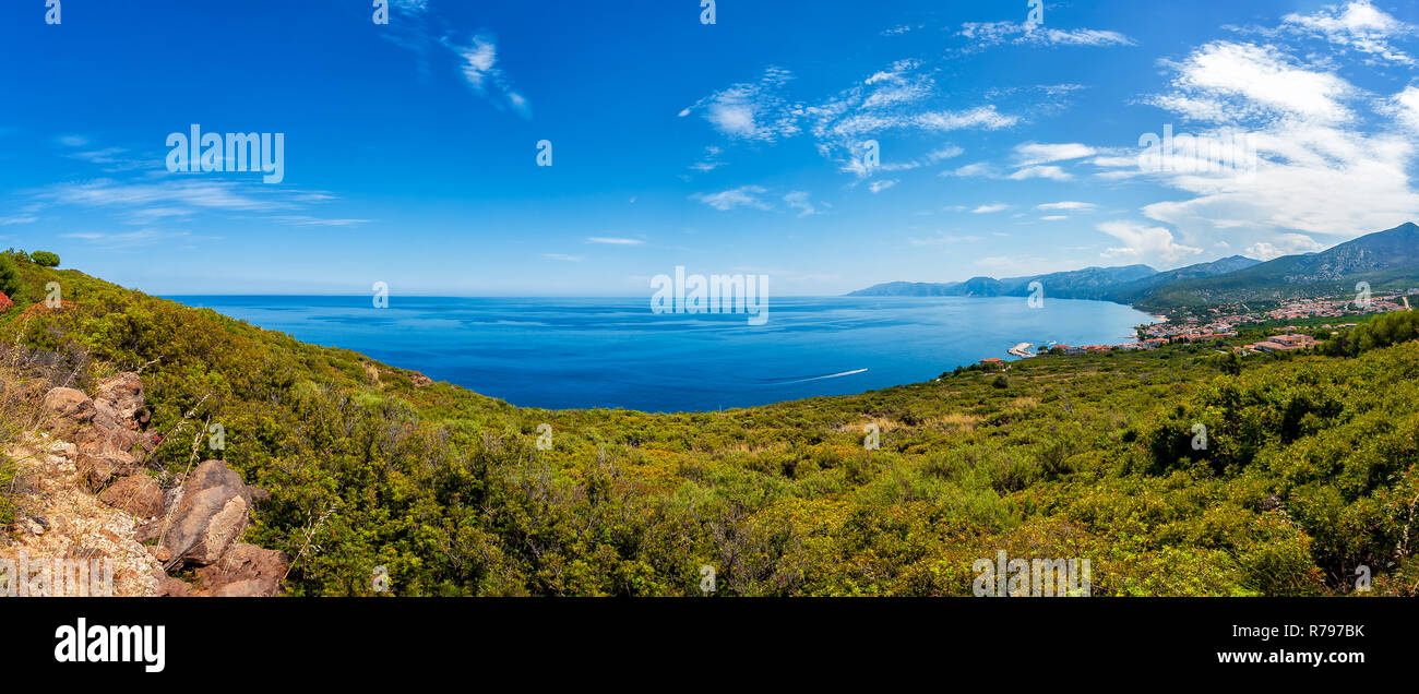 Sardinia Dorgali View Town Stockfotos und -bilder Kaufen - Alamy