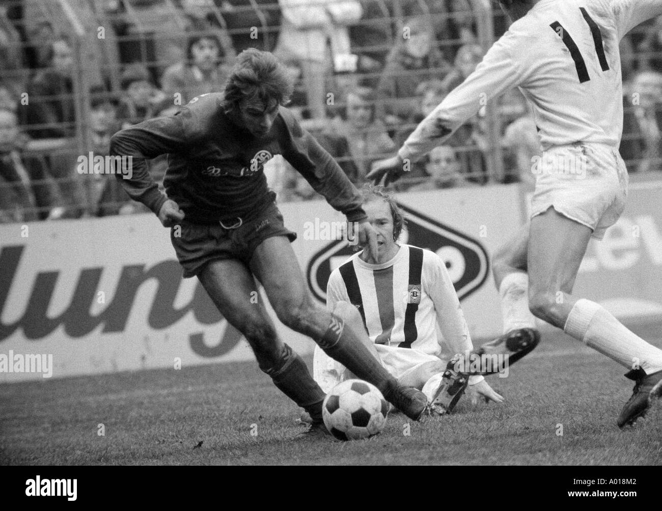 Fußball, Bundesliga, 1973/1974, Borussia Moenchengladbach vs. MSV ...