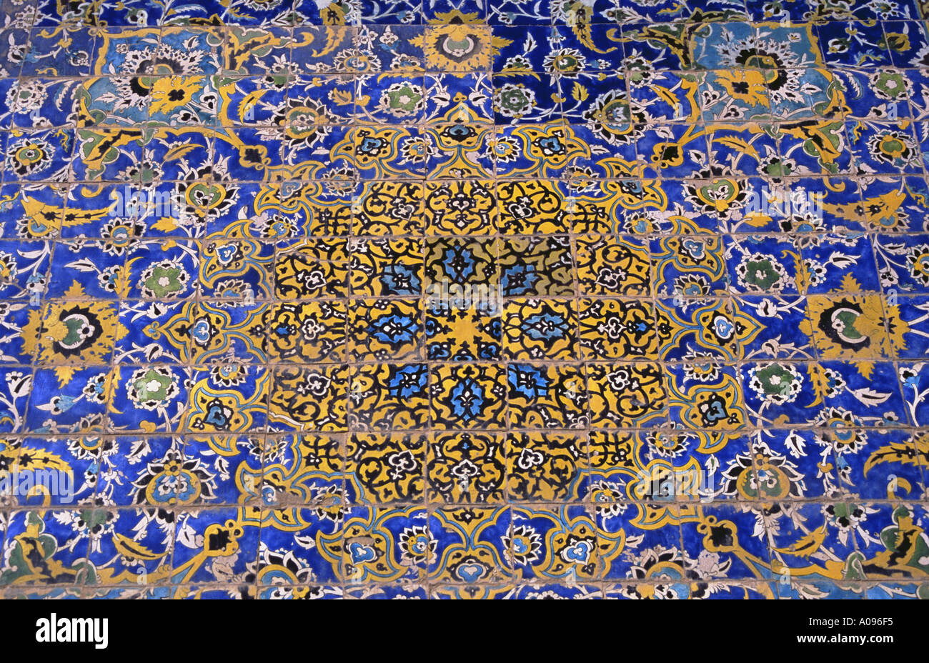 Iran-Kerman Freitag Moschee Ornament Fliesen Mosaik islamische Symbole ...