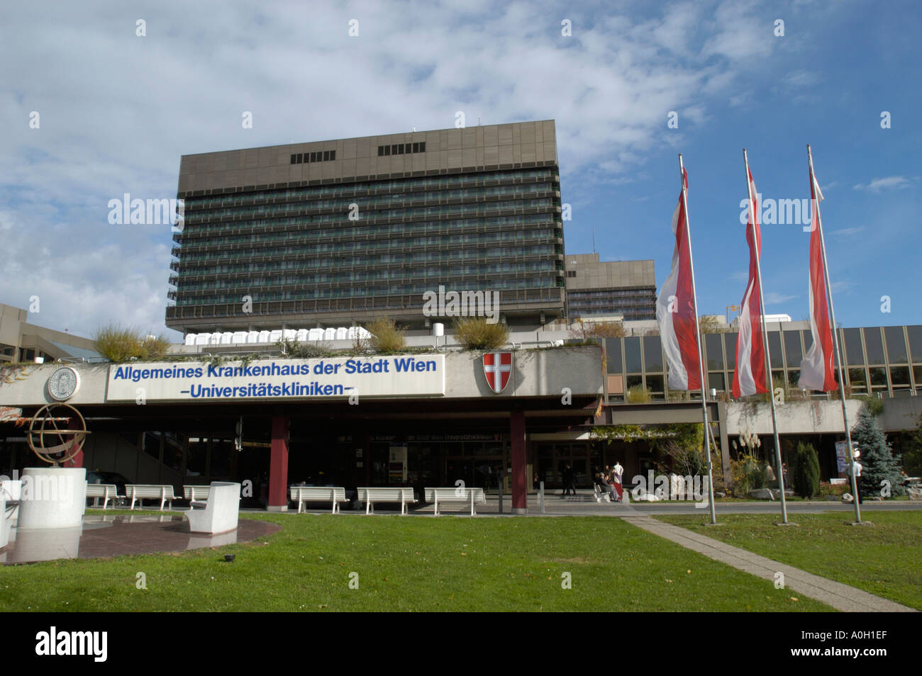 Allgemeines Krankenhaus, Universitätsklinik in Wien Stockfotografie - Alamy